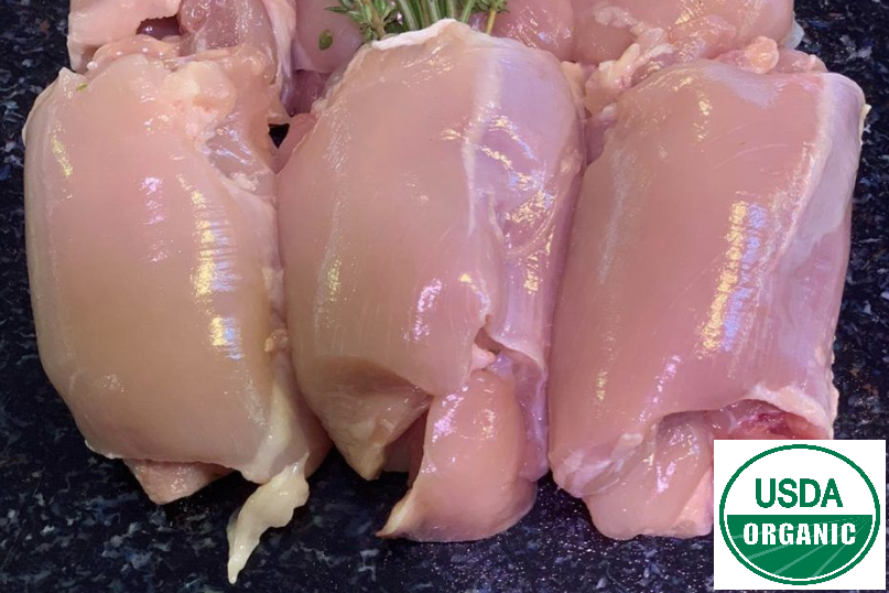 Organic Chicken Pargiot Leg Fillets $18.99 per LB– Alony Glatt